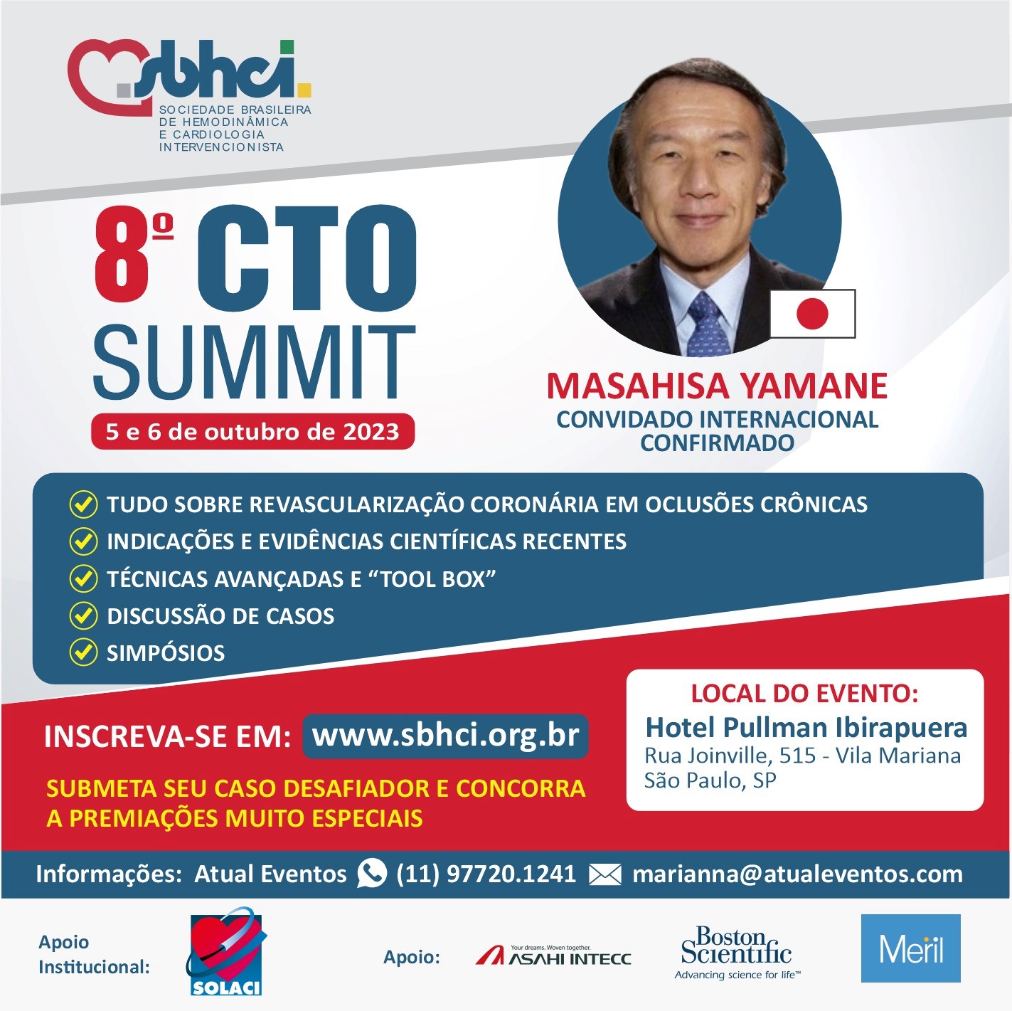 8 CTO Summit Brasil en São Paulo (5 al 6 de octubre de 2023) | ASAHI INTECC PRODUCTS